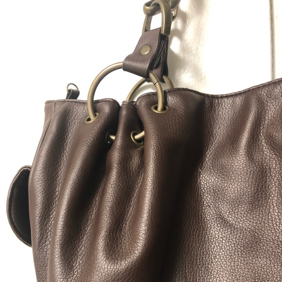 Bags | Dark Chocolate Brown Leather Satchel Purse | Poshmark